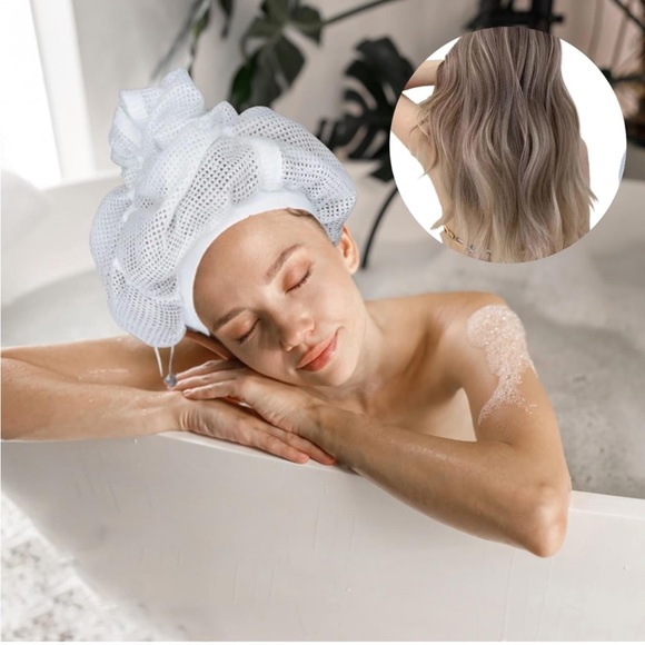 Hair | Plopping Cap Drying Curly Hair Drawstring Bonnet Net | Poshmark